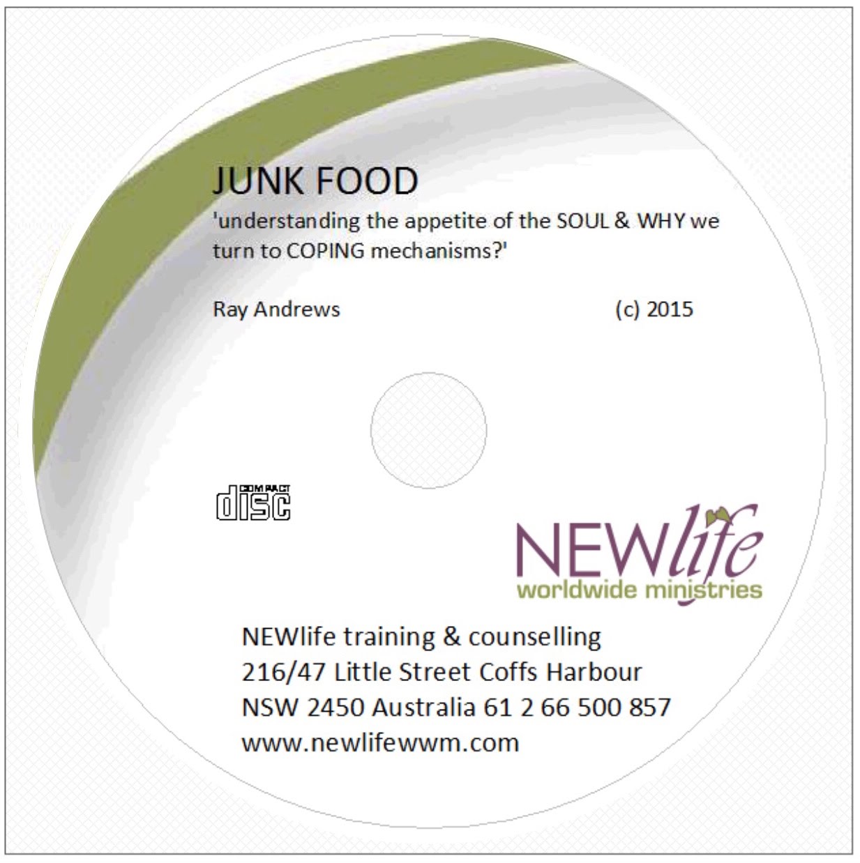 Junk Food – NEWLife World Wide Ministries